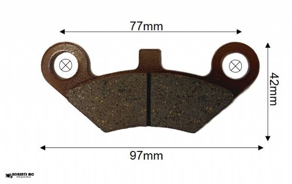 Bremseklodser bag E-Force - E-Force R5 - Roberts MC